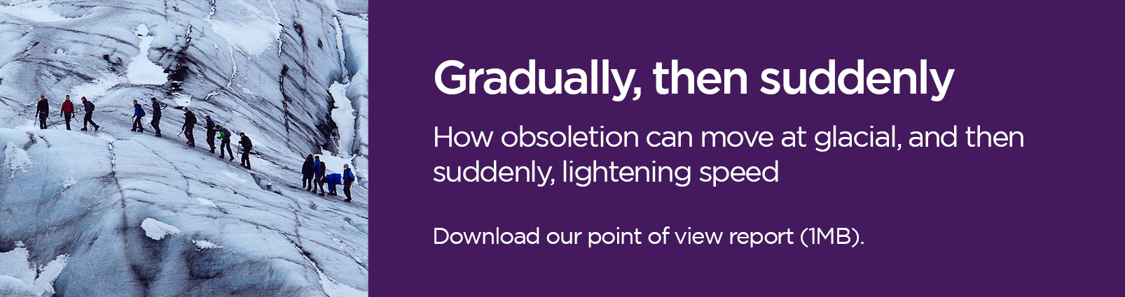 Gradually, then suddenly | Johnston Carmichael
